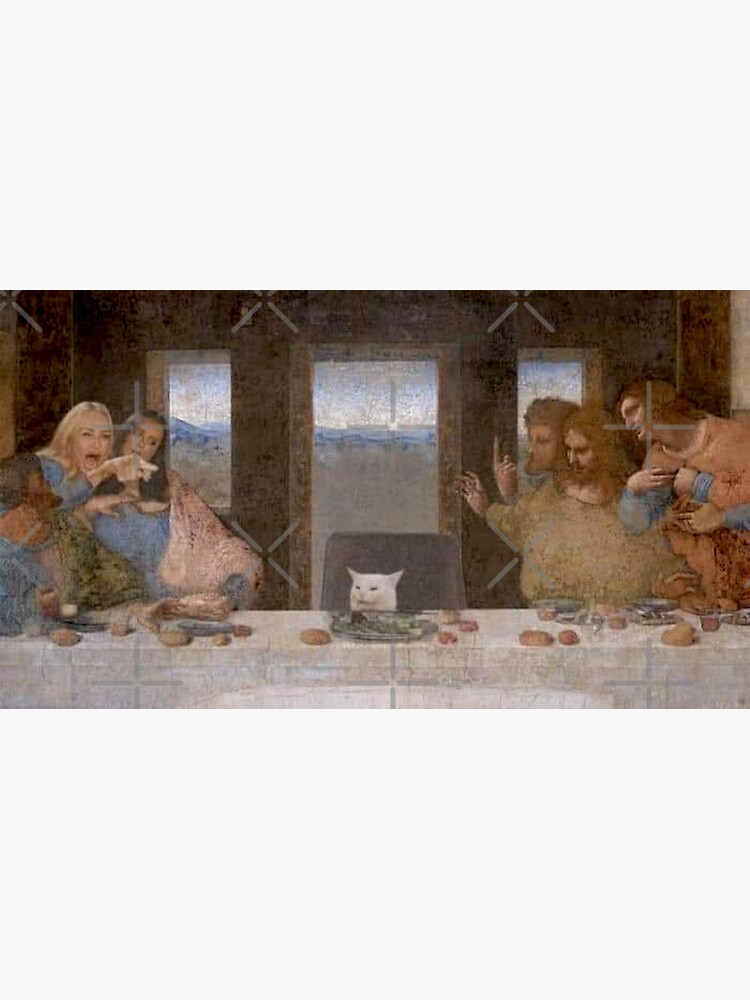 "The Last supper CAT meme" Photographic Print by domskalis | Redbubble