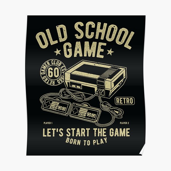 "Old School" Poster for Sale by theelusivefox | Redbubble