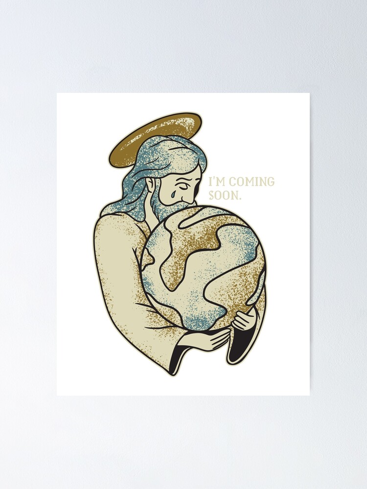 "Jesus hugs the world" Poster for Sale by Traviant | Redbubble