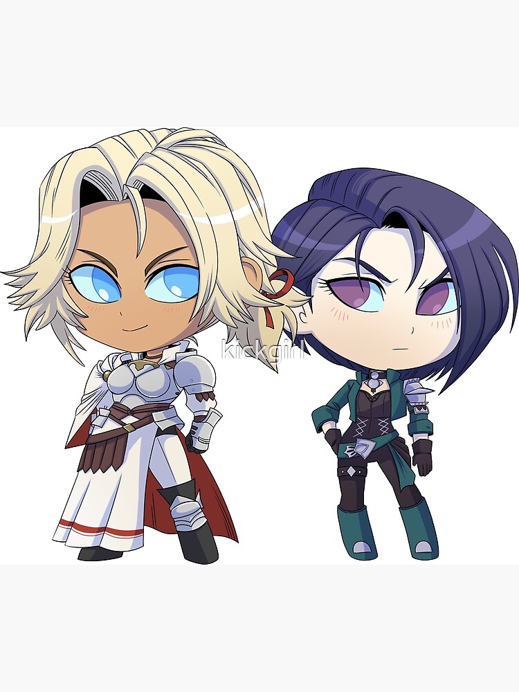 "Catherine and Shamir - Fire Emblem Three Houses - Chibi Cutie ...