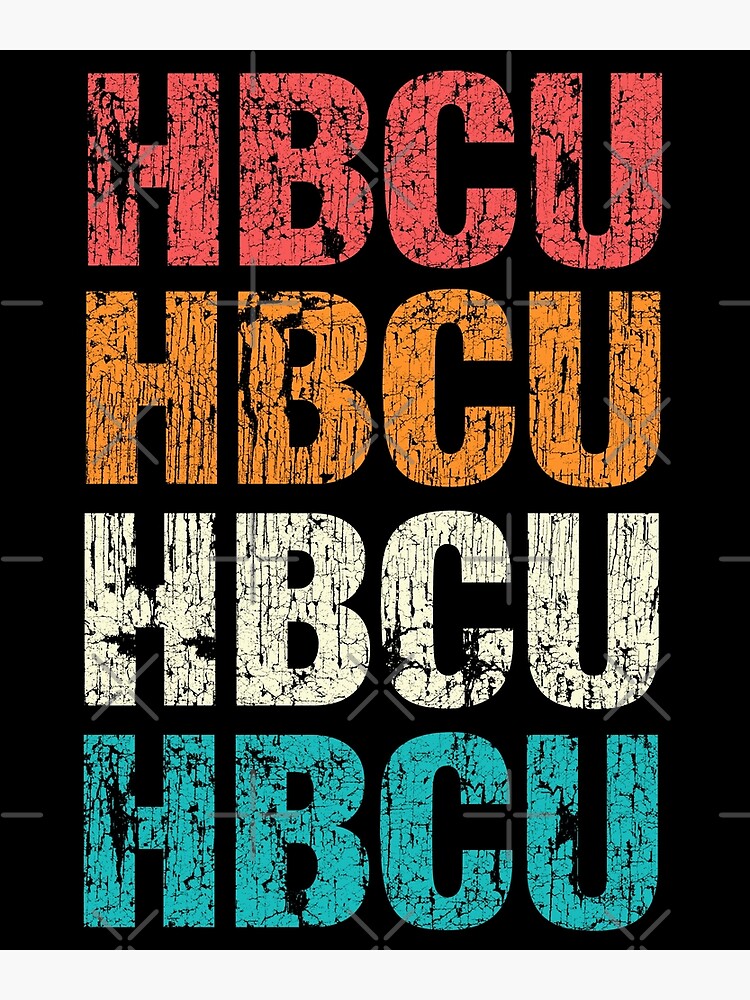 "HBCU Vintage Letters" Poster by blackartmatters | Redbubble