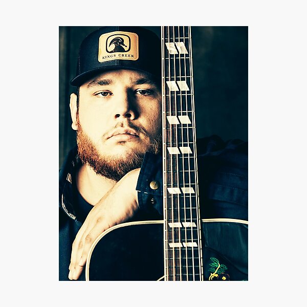 Music Country Luke Albert Combs Vocals Acoustic Guitar Country Music ...