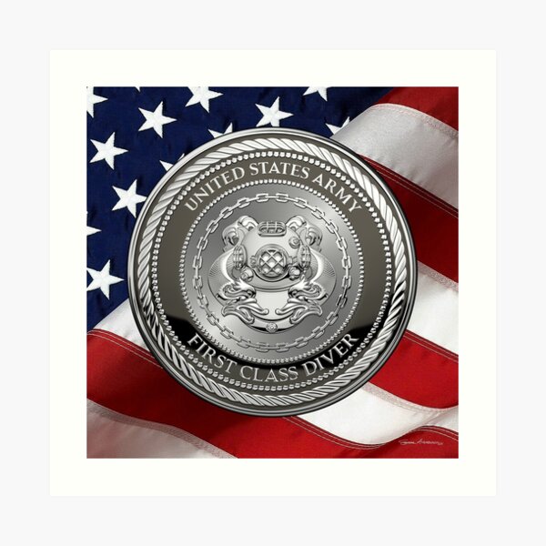 "U.S. Army Engineer Divers - First-class Diver Badge Special Edition ...