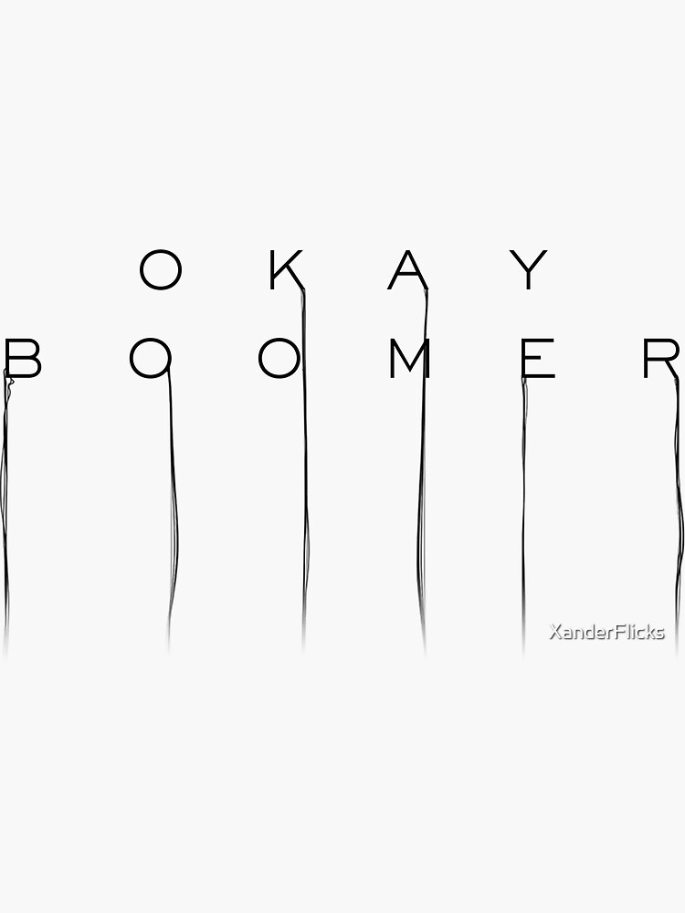 "Death Stranding OKAY BOOMER" Sticker for Sale by XanderFlicks | Redbubble