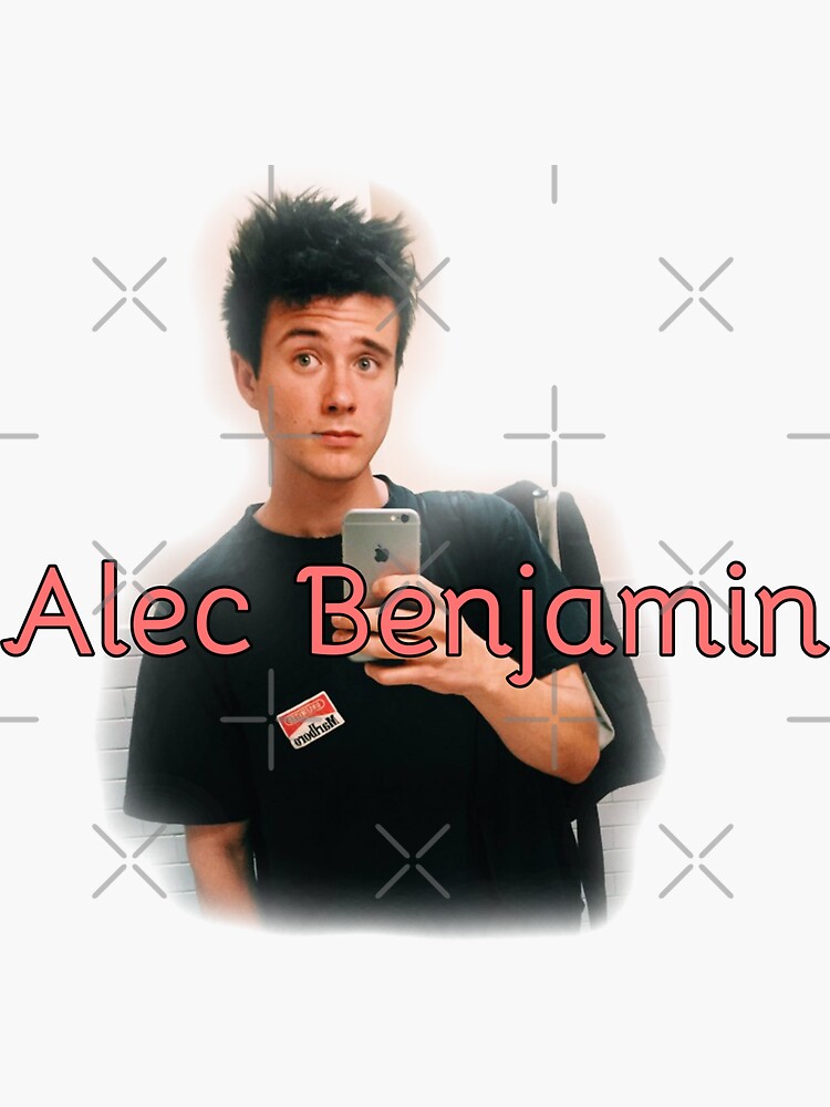 "Alec Benjamin - name and picture" Sticker for Sale by Apop51505 ...