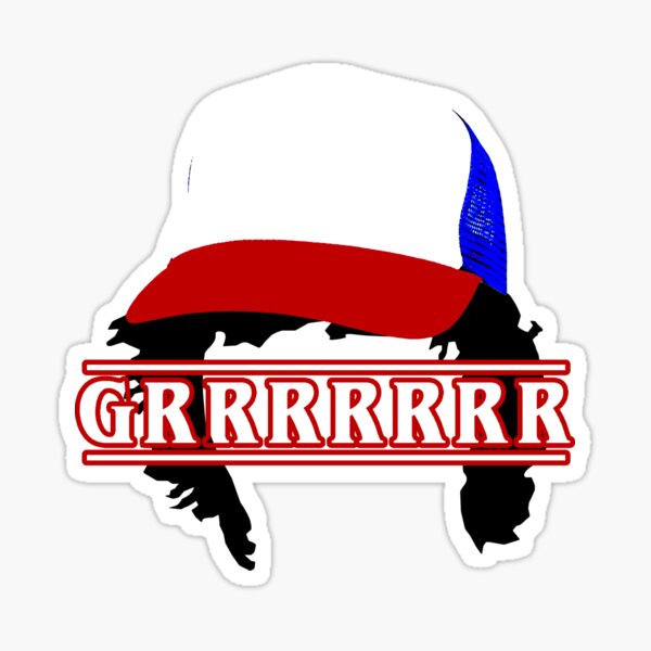"Dustin Stranger Things" Sticker for Sale by HighCiti | Redbubble