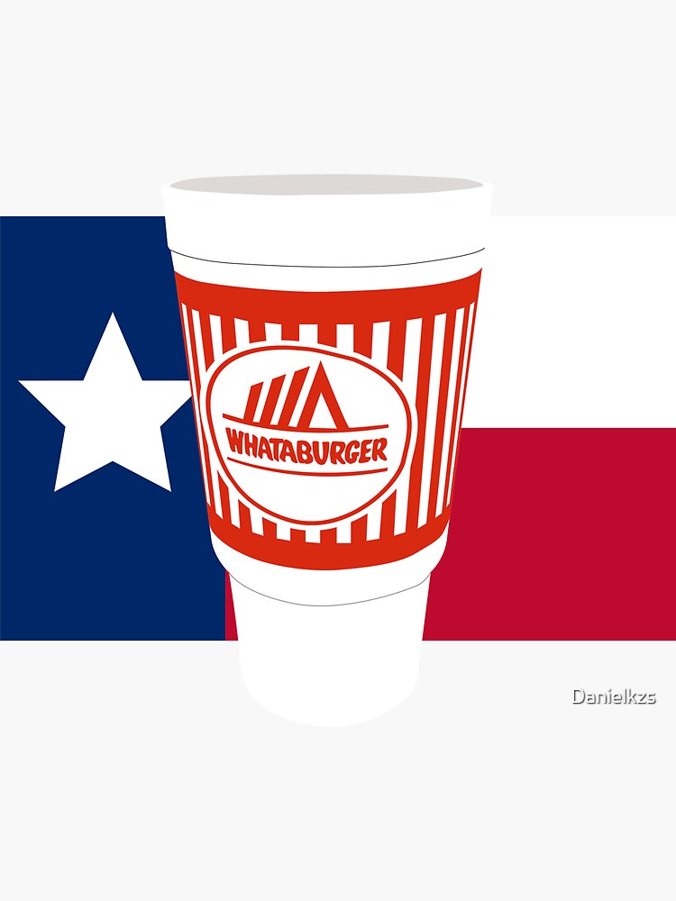 "Whataburger Texas Sticker" Sticker for Sale by Danielkzs | Redbubble