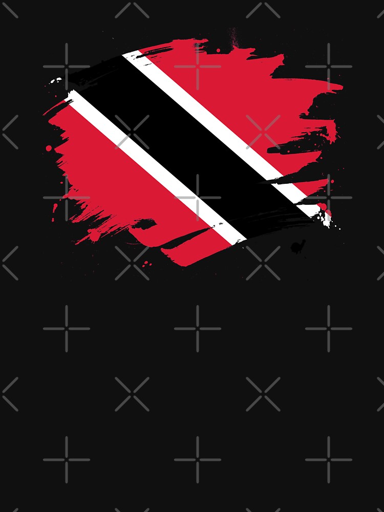 "Trinidad & Tobago Flag Paint Splatter - Trini Pride Design" T-shirt ...