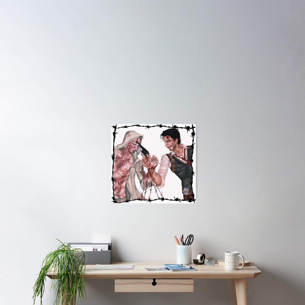 "The Evil Within - Sebastian & Ruvik" Poster for Sale by SandraSirene ...