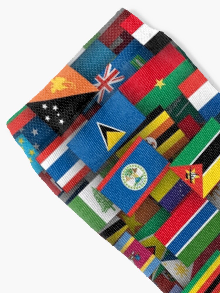"Flags of all countries of the world" Socks for Sale by dima-v | Redbubble