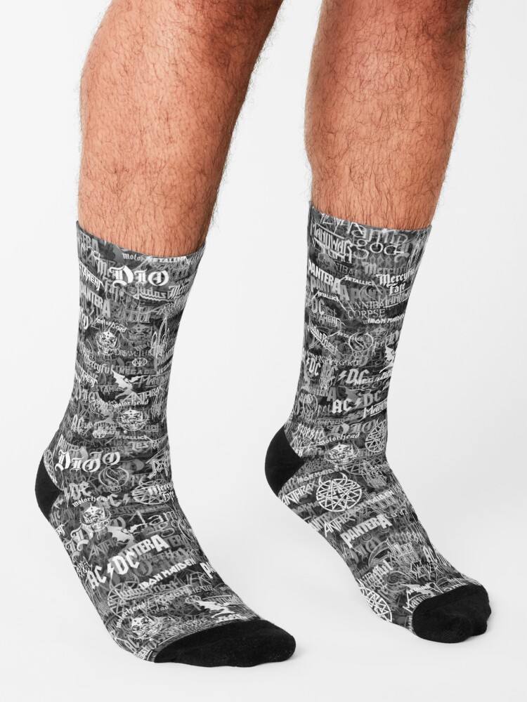"Heavy metal bands" Socks for Sale by dima-v | Redbubble