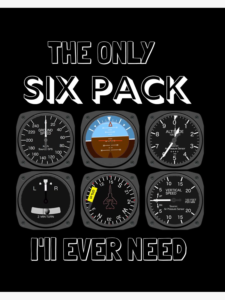 "Cockpit Flight Instruments Panel - Pilot Funny Quote " Sticker by ...