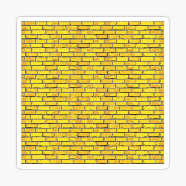 "Yellow Brick Road" Sticker for Sale by implexity | Redbubble