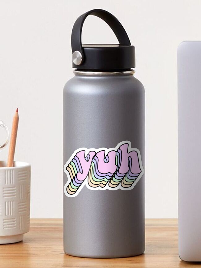 "Yuh graphic" Sticker for Sale by laurenlabadini | Redbubble