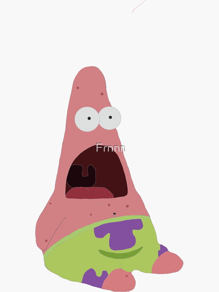 "PATRICK STAR MEME" Sticker for Sale by Frnnn | Redbubble