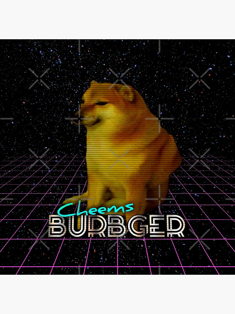 "Cheemsburbger" Poster by duwangclothing | Redbubble