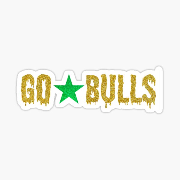"USF GO BULLS" Sticker for Sale by aggpanda | Redbubble