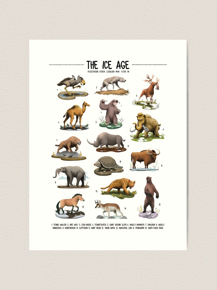 Ice Age Poster 25 Free Printable Posters Collection