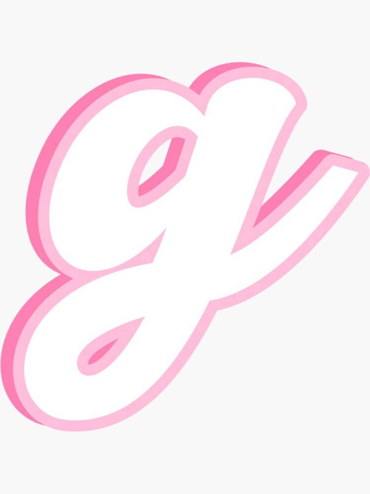 "G letter" Sticker for Sale by gphel99 | Redbubble