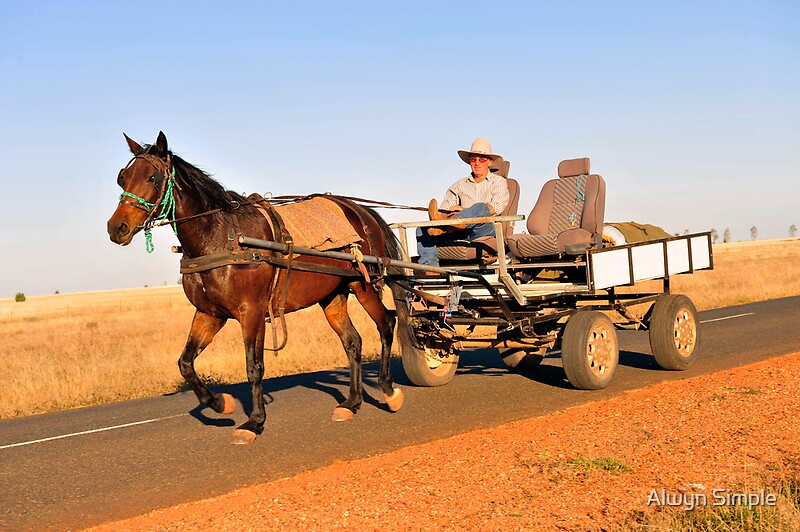 "The Modern Swagman." by Alwyn Simple | Redbubble
