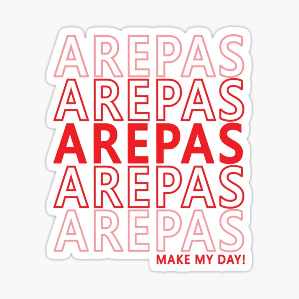 "Arepas Venezuela Colombia Food" Sticker for Sale by pablomendoza ...