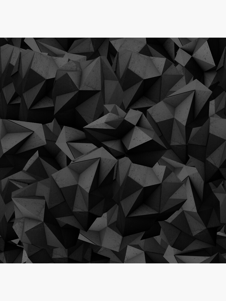 "Black Polygon Texture" Sticker for Sale by sosweet | Redbubble
