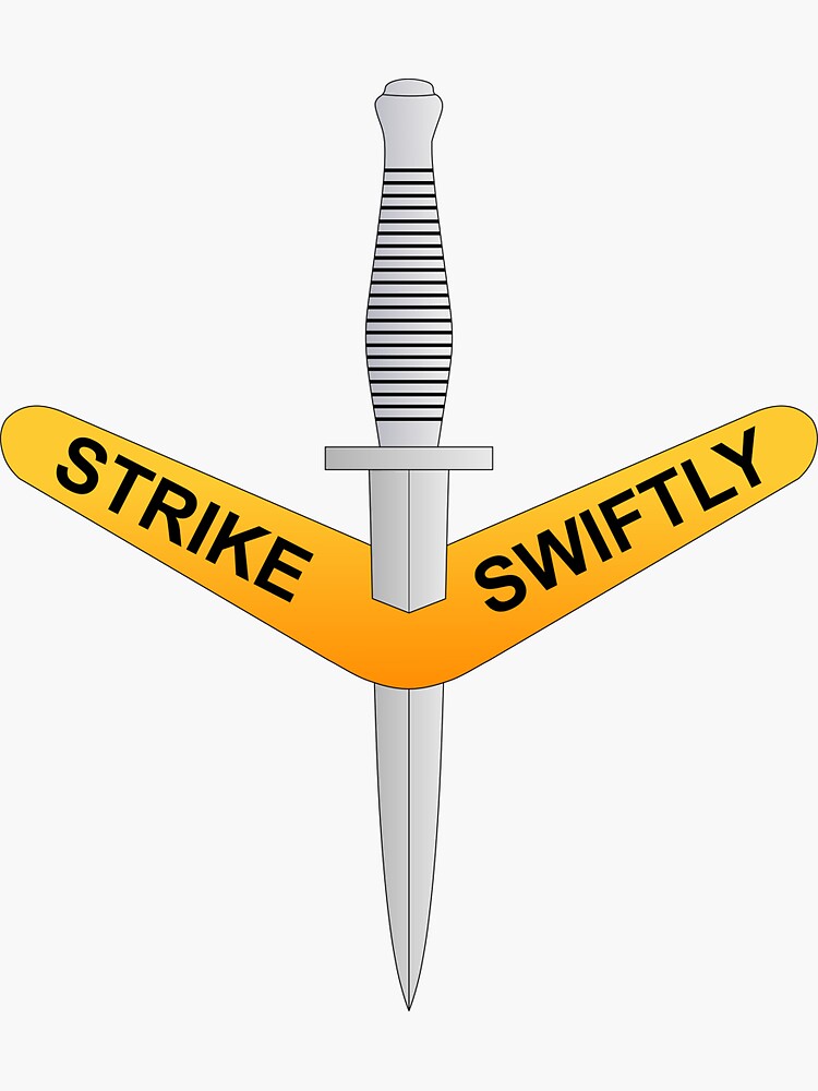 "1st Commando Regiment (Australia)" Sticker for Sale by wordwidesymbols ...