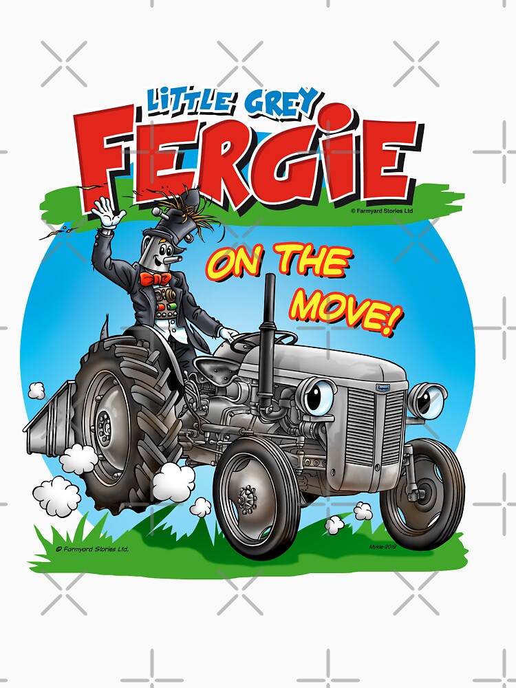 "Little Grey Fergie on the move!" T-shirt for Sale by GreyFergie ...