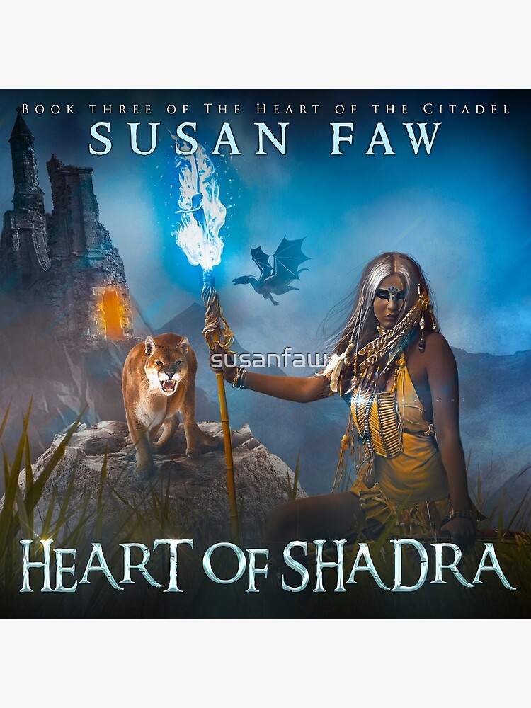 "Heart Of Shadra Cover Art" Poster by susanfaw | Redbubble
