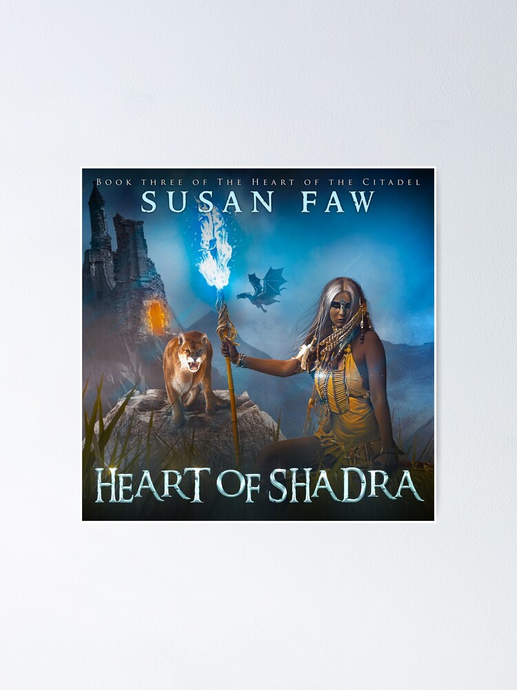 "Heart Of Shadra Cover Art" Poster by susanfaw | Redbubble
