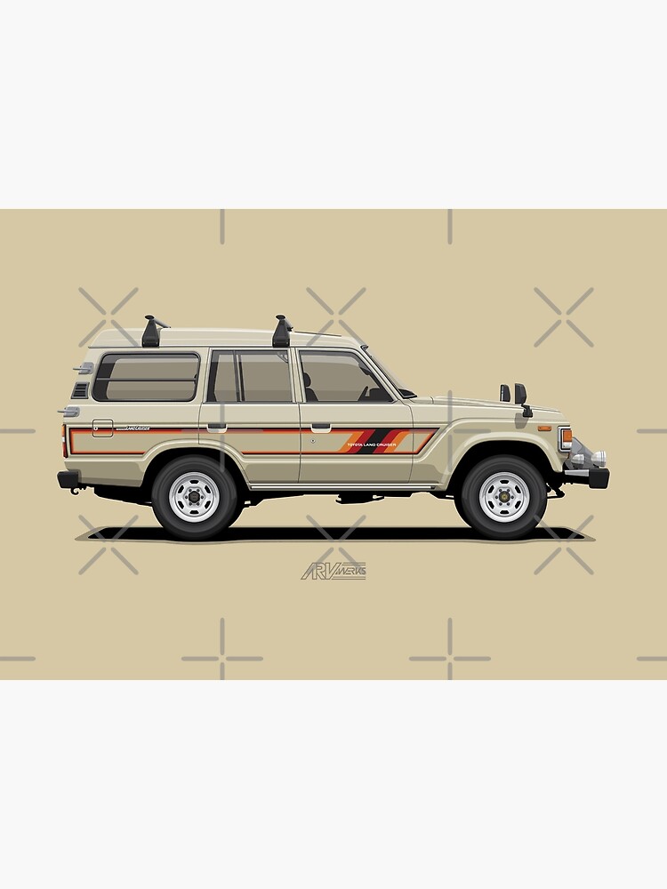 "Land Cruiser 60 High Roof Tan Color" Poster for Sale by ARVwerks ...