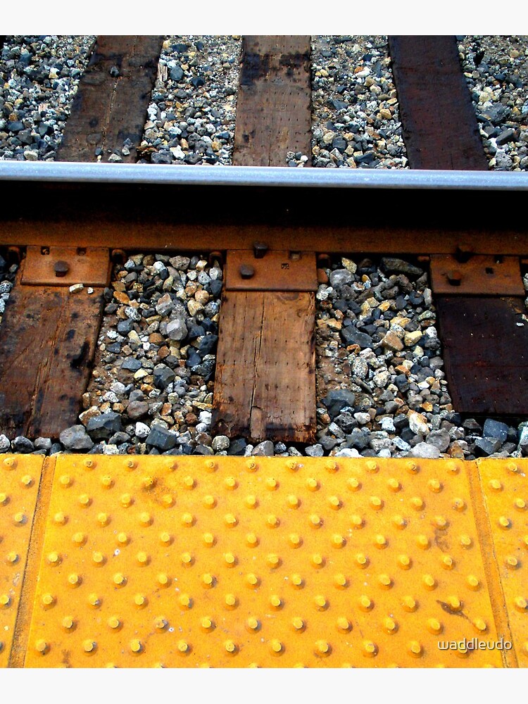 ""Train Station Textures"" Poster for Sale by waddleudo | Redbubble