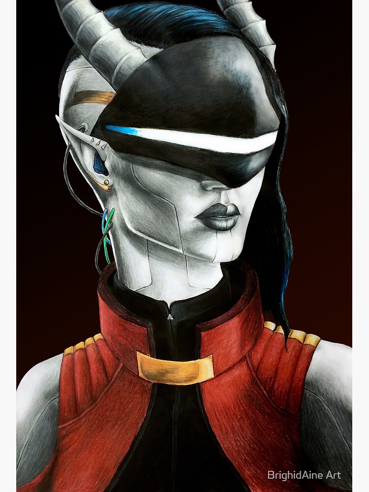 "Fantasy Android" Sticker for Sale by BrighidAineArt | Redbubble