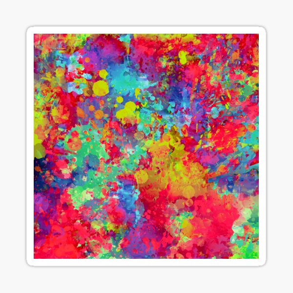 "Color splash vibrant" Sticker for Sale by Hakkiarslan | Redbubble