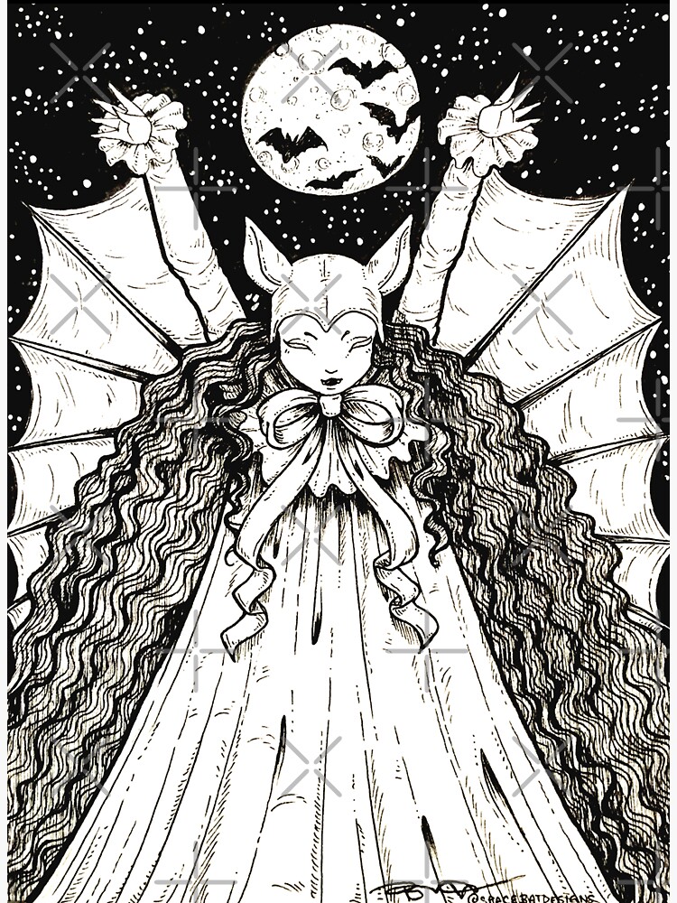 "Bat lady" Sticker for Sale by Bantambb | Redbubble