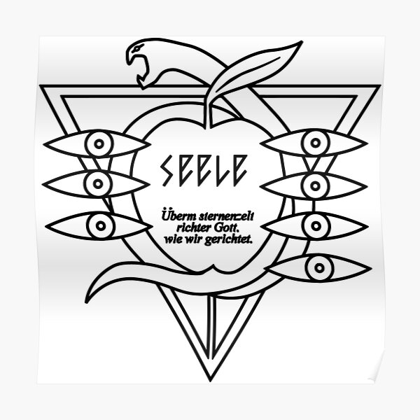 "Evangelion Seele" Poster by Domotica | Redbubble