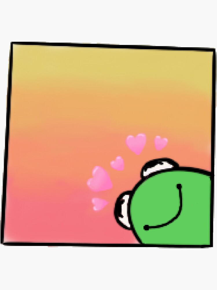 "Heart meme " Sticker for Sale by picku | Redbubble