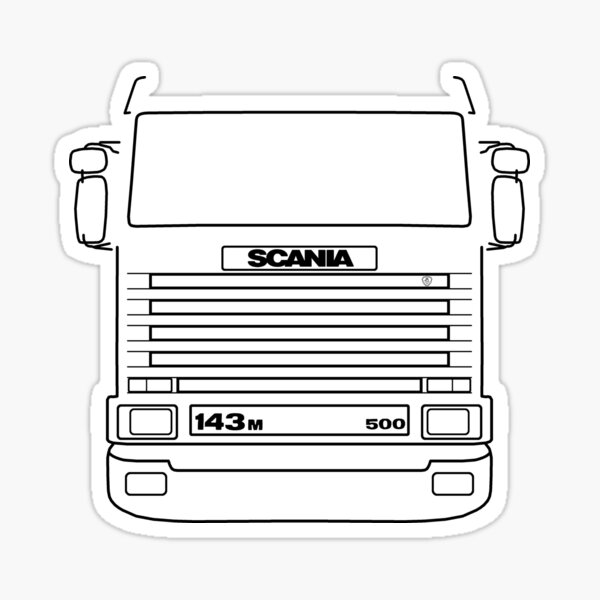 Sticker: Scania | Redbubble
