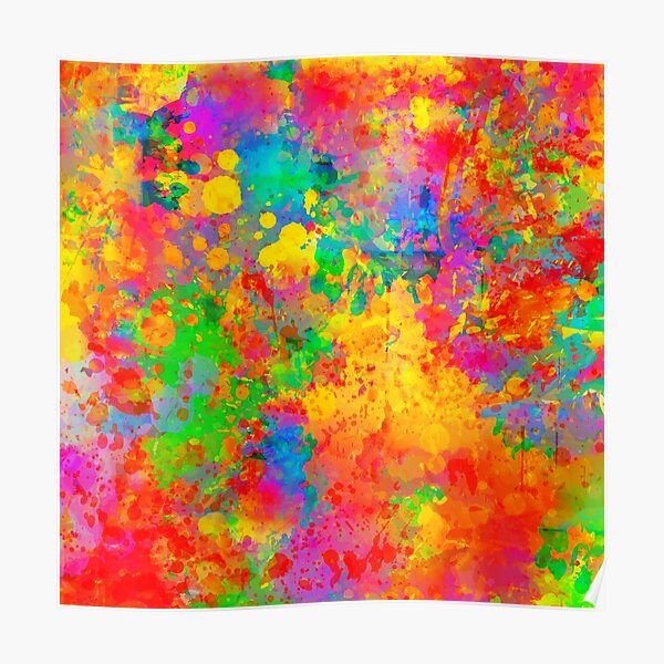 "Color splash art" Poster by Hakkiarslan | Redbubble