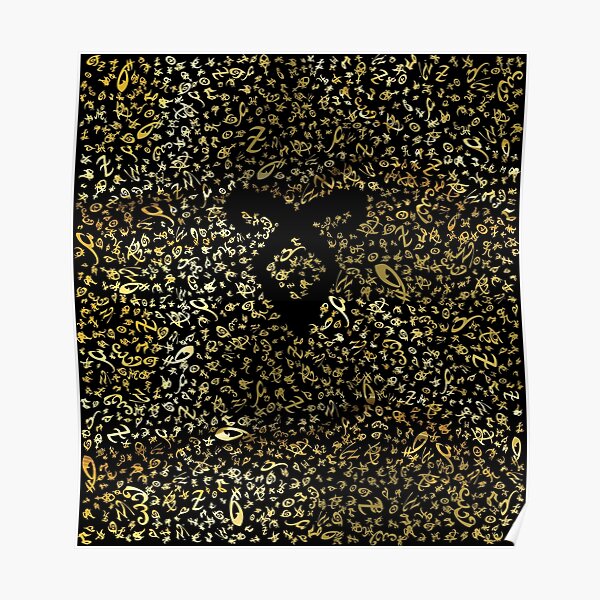 "Shadowhunters rune - pattern / texture with vanishing angelic power ...