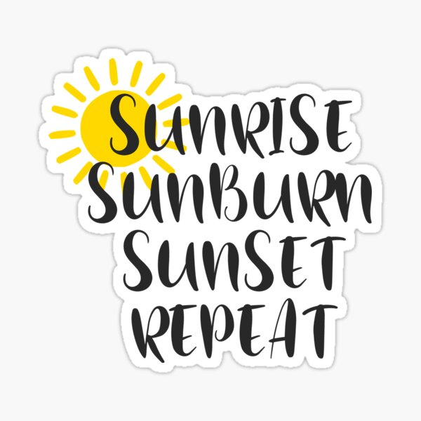 Sunrise Stickers | Redbubble