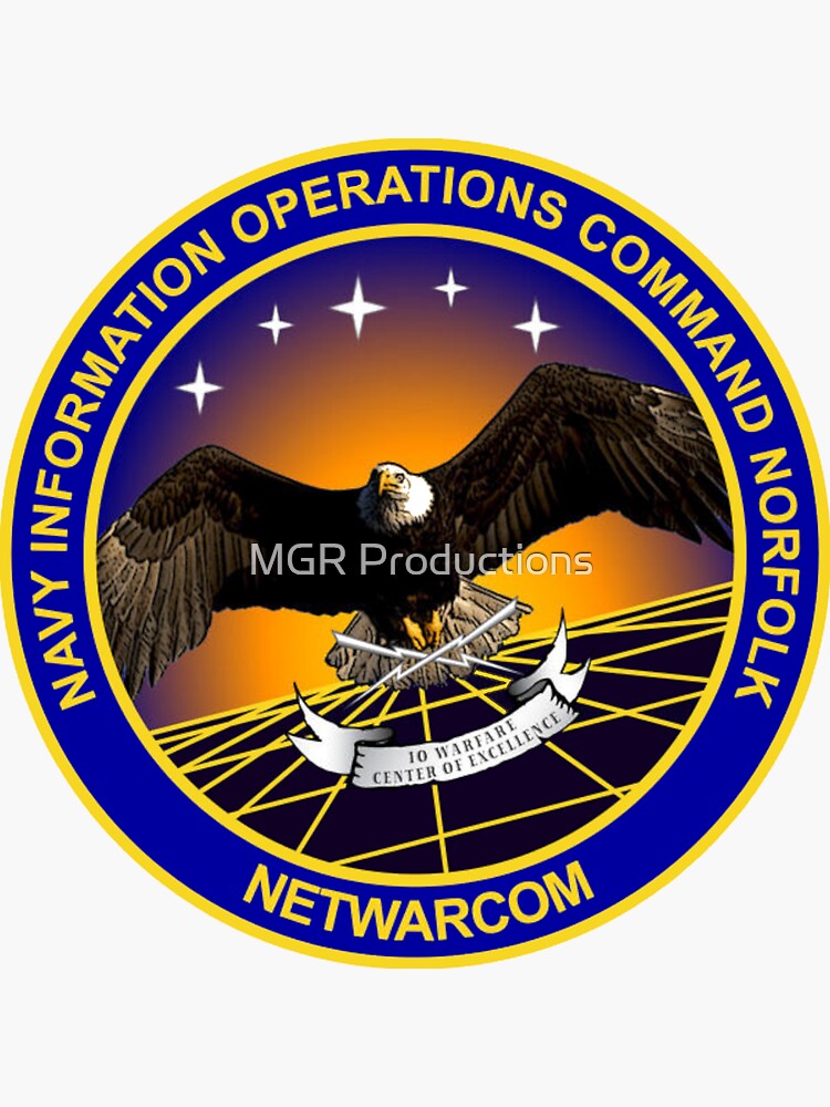 "Naval Information Operations Command Norfolk Crest" Sticker for Sale ...