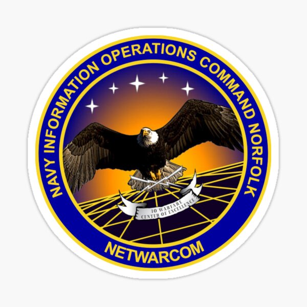 "Naval Information Operations Command Norfolk Crest" Sticker for Sale ...