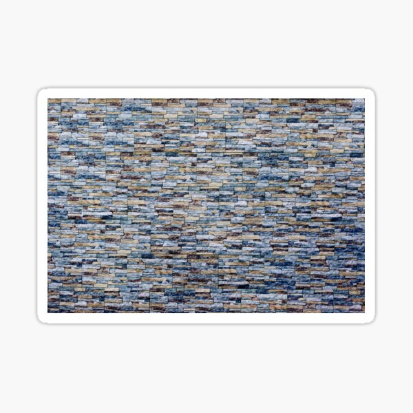 "Modern stone brick wall texture background" Sticker for Sale by ...