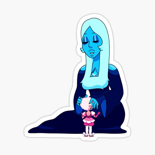 "Blue Diamond and Pink Diamond Embracing" Sticker by declancoleman ...