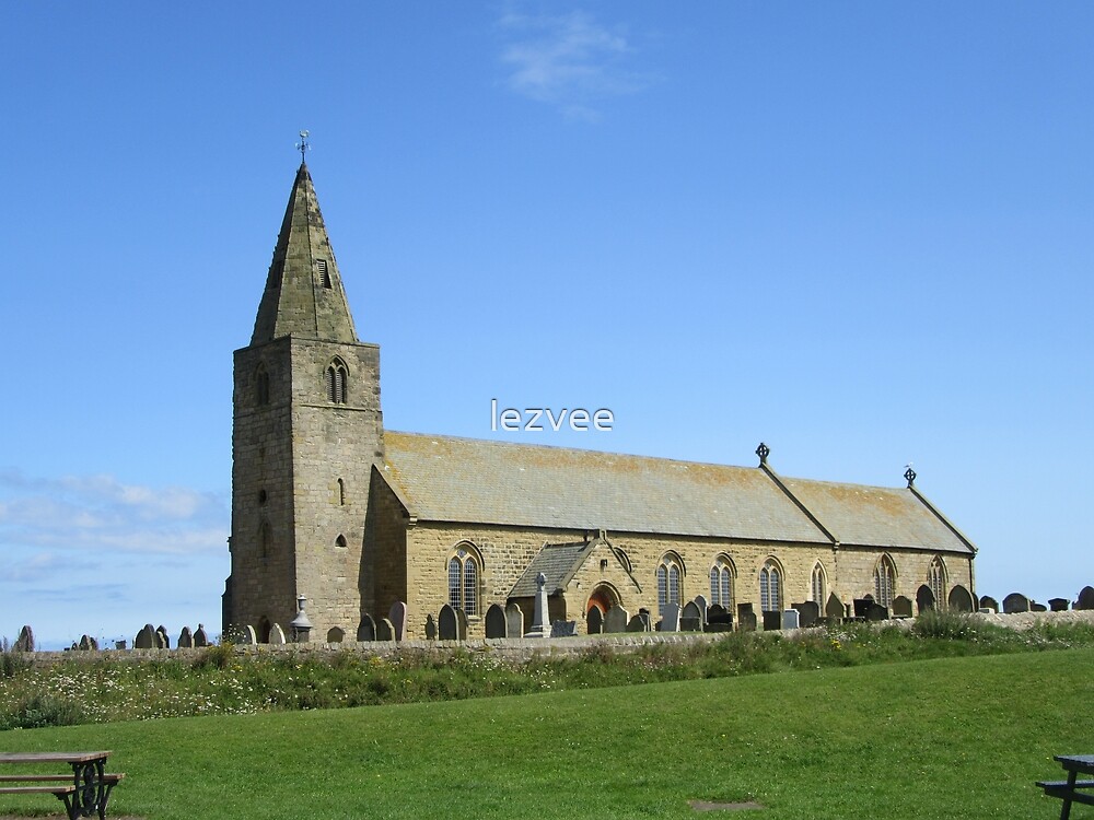 "St Bartholomew’s Church, Newbiggin-By-The-Sea " by lezvee | Redbubble