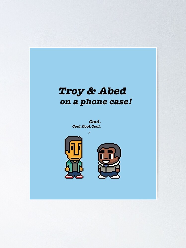 "community troy" Poster by ahamill29 | Redbubble