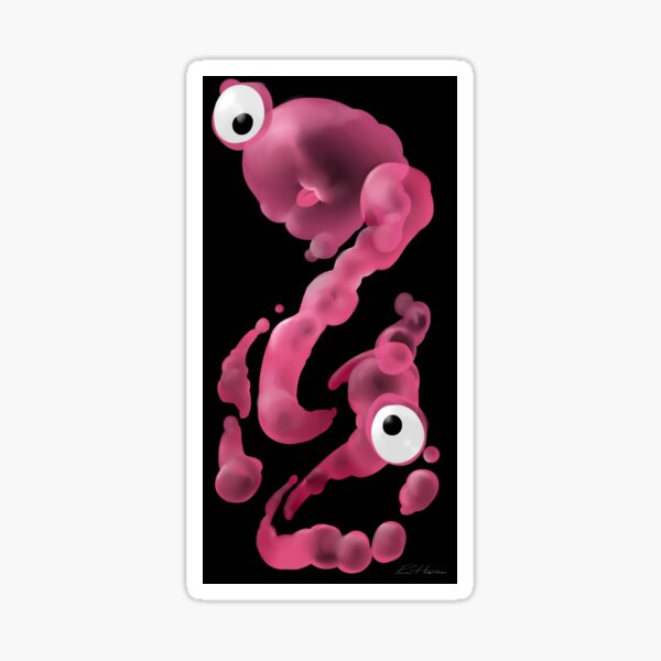 "Morph" Sticker for Sale by TooMuchPaint | Redbubble