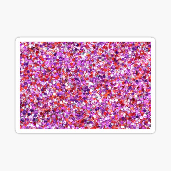 "Pink & Purple Glitter" Sticker by newburyboutique | Redbubble