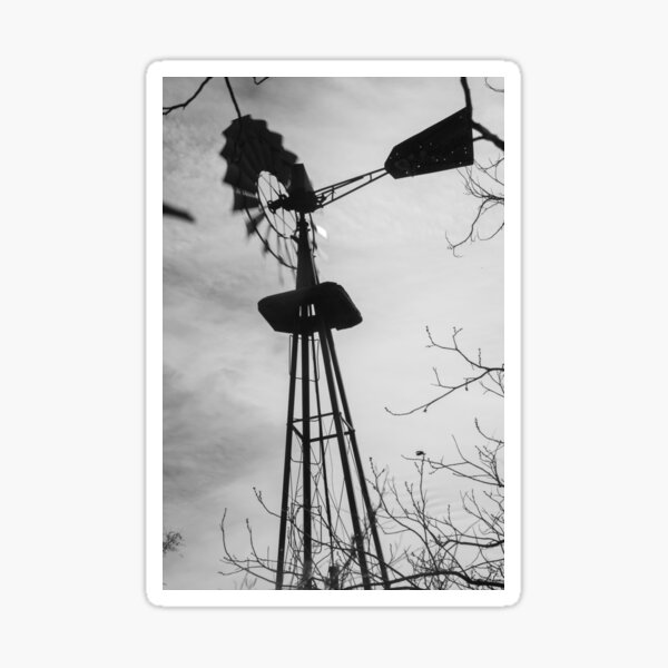 "Windmill " Sticker by artistallen | Redbubble